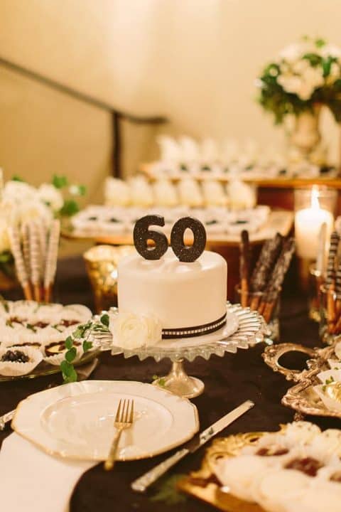 Sinatra-inspired Sixtieth Birthday Party | HauteFetes