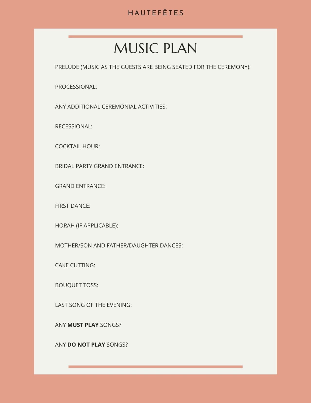 Six Steps to Picking Your Wedding Day Music | HauteFetes